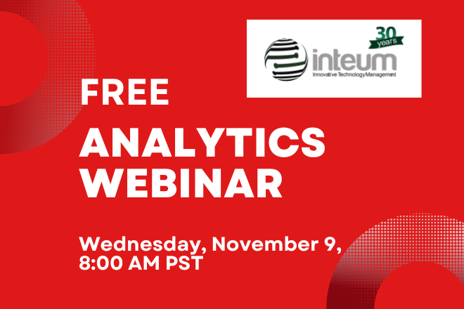 Analytics Webinar - Inteum Company, LLC